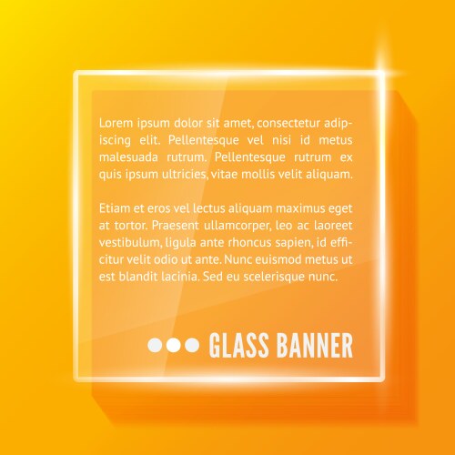 Glass framework set Royalty Free Vector Image - VectorStock