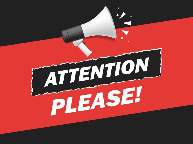 Attention Please Vector Images (over 1,500)