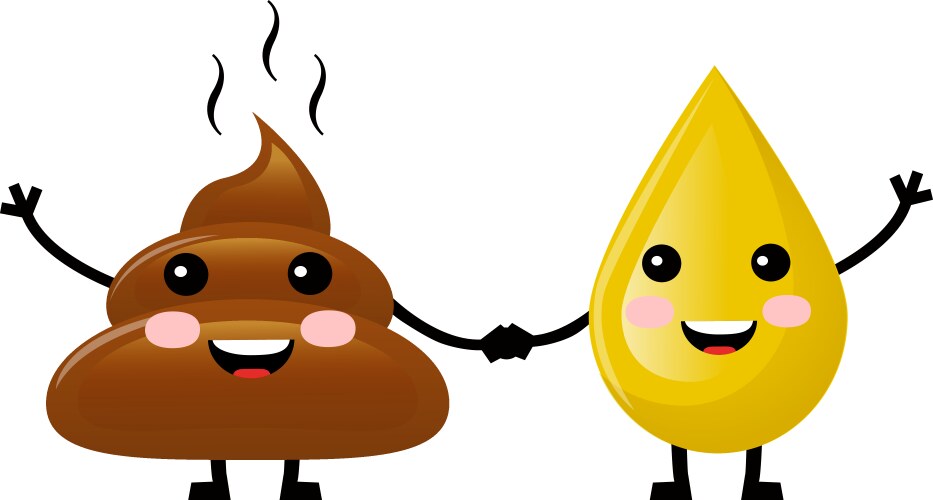 Different urine colors based on dehydration Vector Image