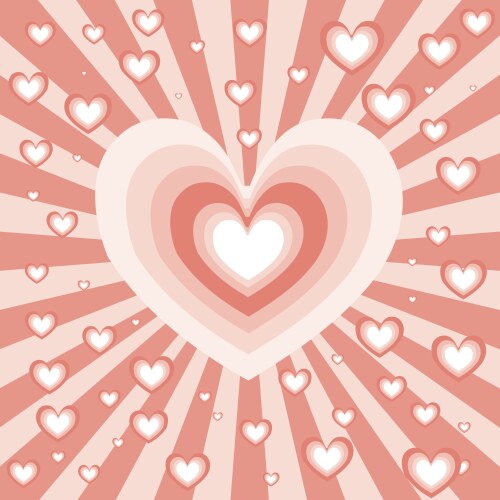 Heart burst Royalty Free Vector Image - VectorStock