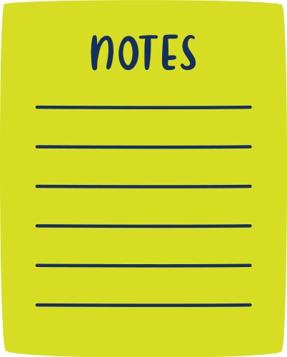 To do paper sheet notes Royalty Free Vector Image