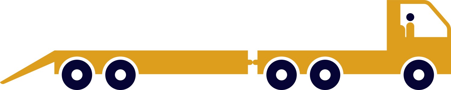 Truck container load power Royalty Free Vector Image