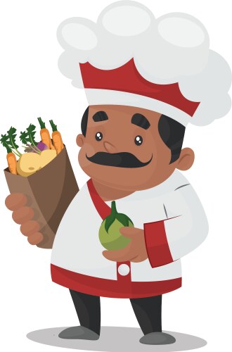 Cartoon dj boy on white background Royalty Free Vector Image