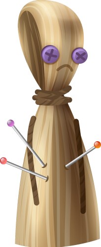 Realistic voodoo star Royalty Free Vector Image