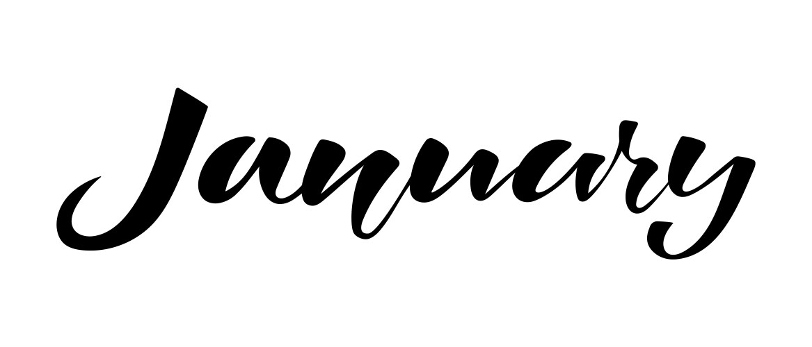 January Lettering Vector Images (over 11,000)