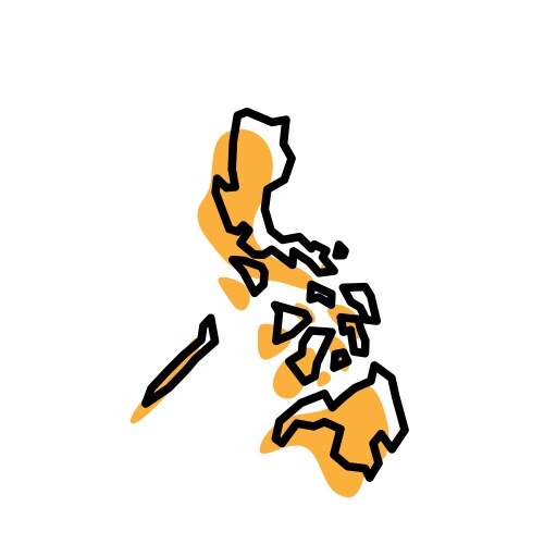 Map philippines simple Vector Images & Graphics for Commercial Use ...