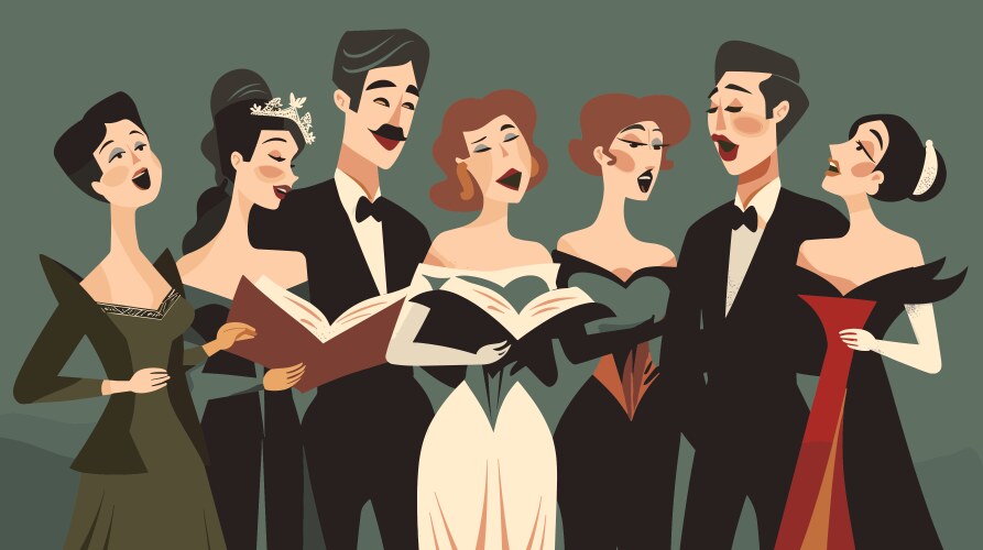 Opera Singer Vector Images (over 1,100)