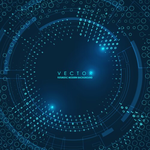 Big Data Visualization Royalty Free Vector Image