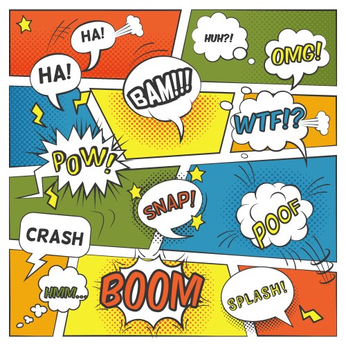 Comic Book Bam Vector Images (over 490)