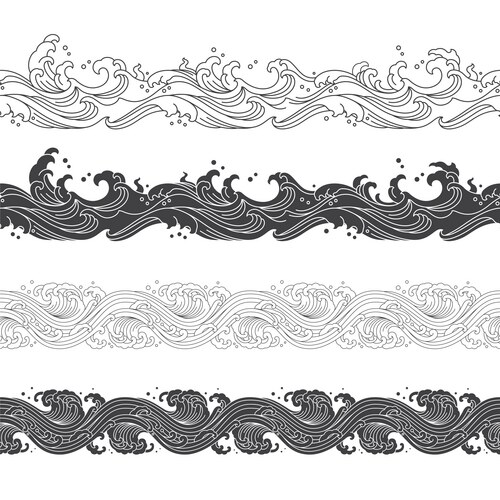 Wave Outline Vector Images (over 90,000)