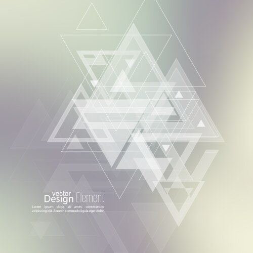 Geometric matrix pattern on blurred background Vector Image