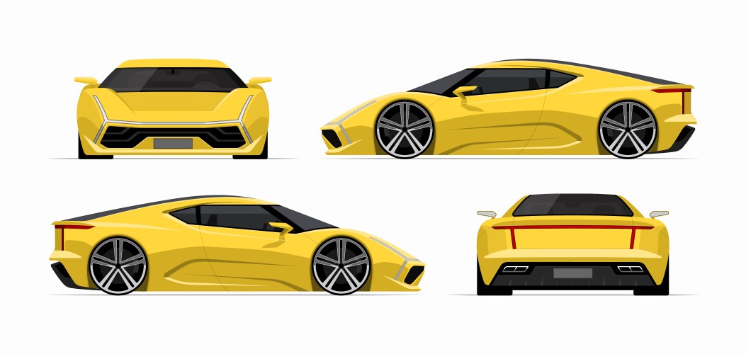Super car design Royalty Free Vector Image - VectorStock