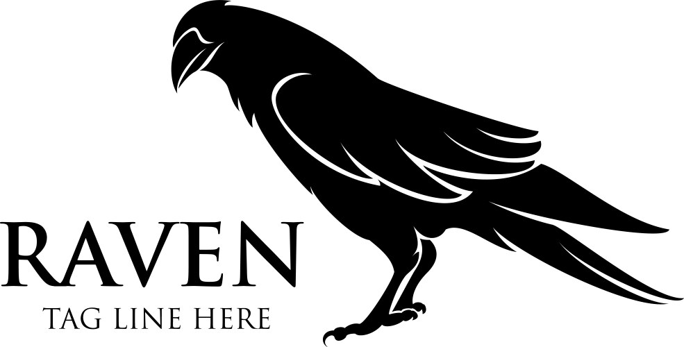 Raven Royalty Free Vector Image - VectorStock