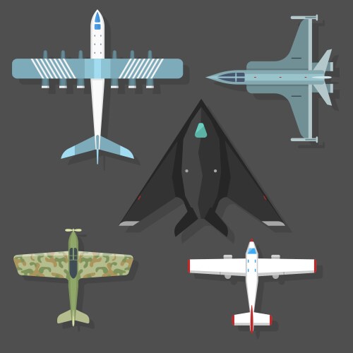 Chart airplane seat plan of aircraft passenger Vector Image