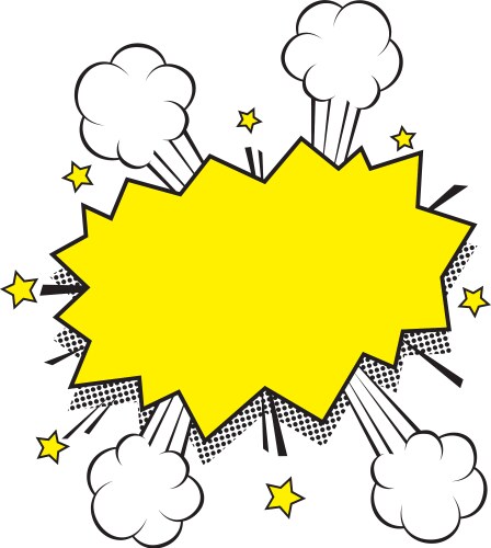 Woof sound effect icon cartoon style Royalty Free Vector