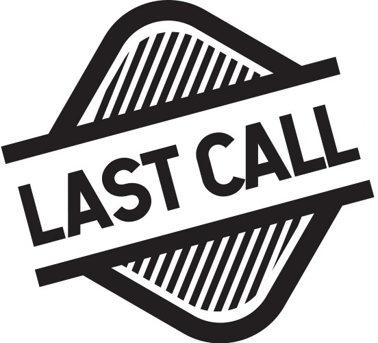 Last Call Vector Images (over 830)