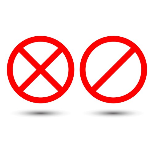 No beer prohibited sign forbidden modern sticker Vector Image