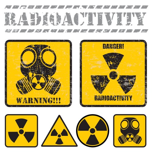 Radioactive fallout Royalty Free Vector Image - VectorStock
