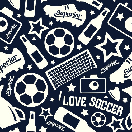 Baseball seamless pattern Royalty Free Vector Image