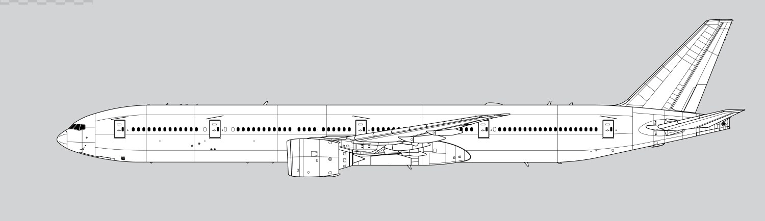 Boeing 777 Vector Images (14)