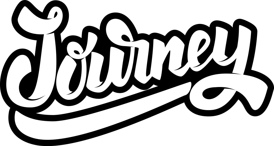 Enjoy summer hand drawn lettering phrase isolated Vector Image