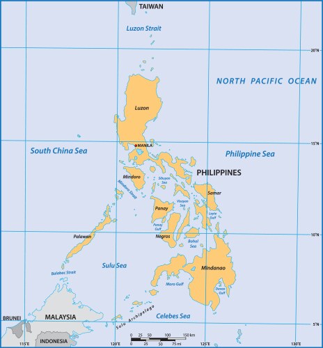 Map Philippines Simple Vector Images (over 260)