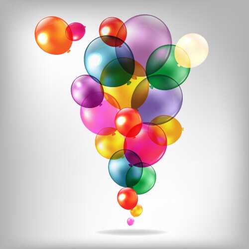 Balloons set Royalty Free Vector Image - VectorStock