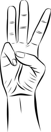 Mute Sign Language Gesture Vector Images (over 700)