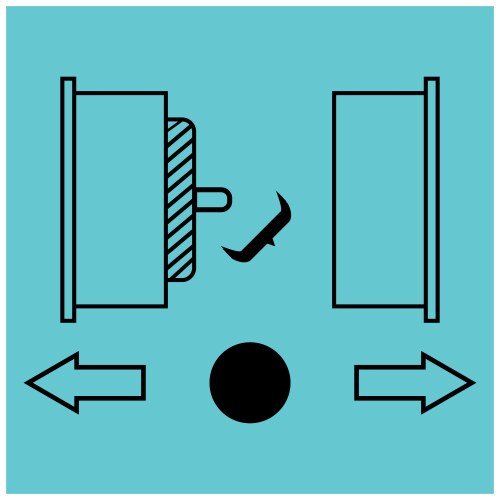 Symbol of drug injection Royalty Free Vector Image