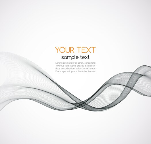Abstract green background wave flow Royalty Free Vector