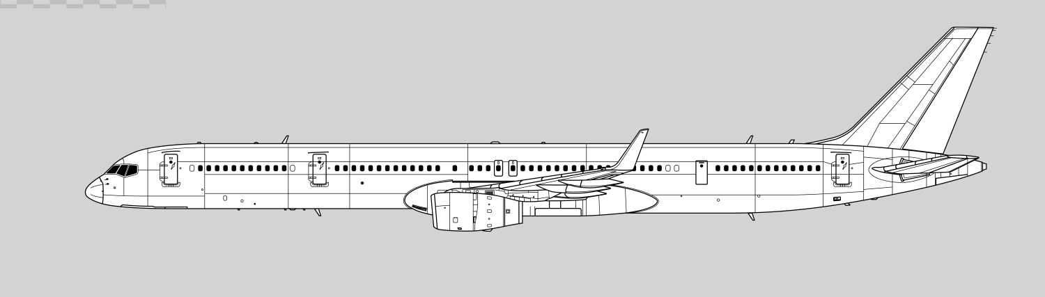 Boeing 737 max-8 Royalty Free Vector Image - VectorStock