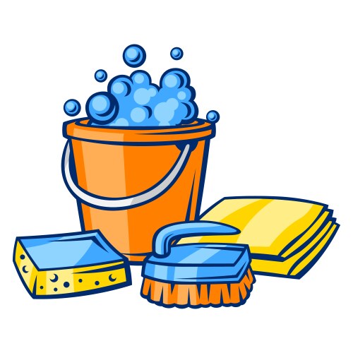 Wet cleaning rag Royalty Free Vector Image - VectorStock
