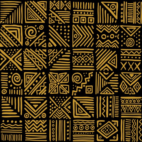 Simple African Pattern Vector Images (over 8,300)