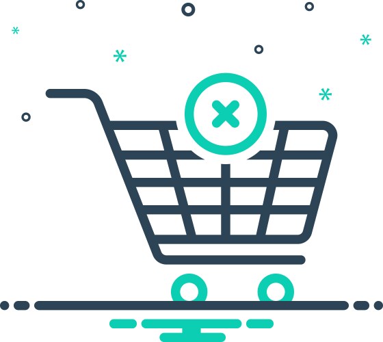 Empty cart Royalty Free Vector Image - VectorStock