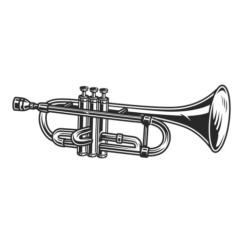 Trumpet Royalty Free Vector Image - VectorStock