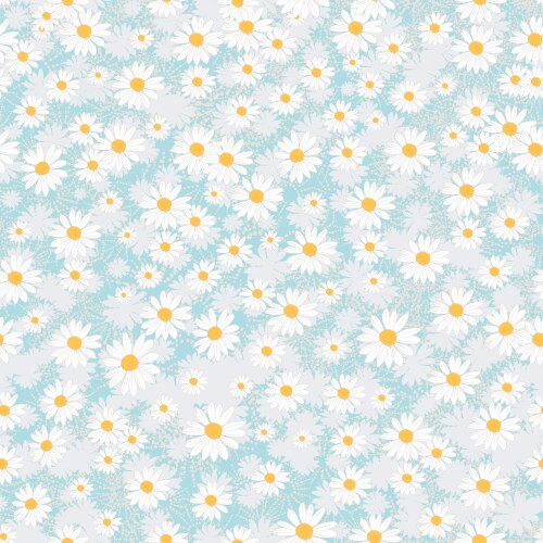 Fashion rustic seamless pattern with flowers Vector Image