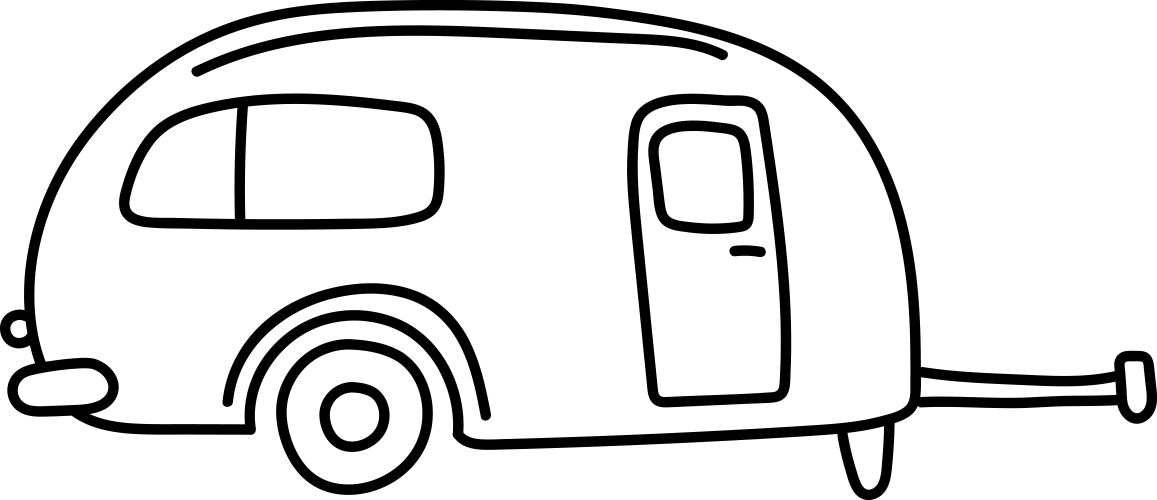 Line Drawing Camper Vector Images (over 740)