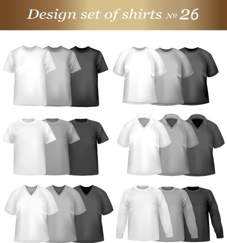 T-Shirt Template Front and Back Vector Images (over 18,000)
