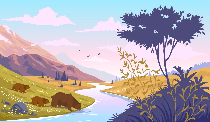 Sunset Cartoon Vector Images (over 34,000)