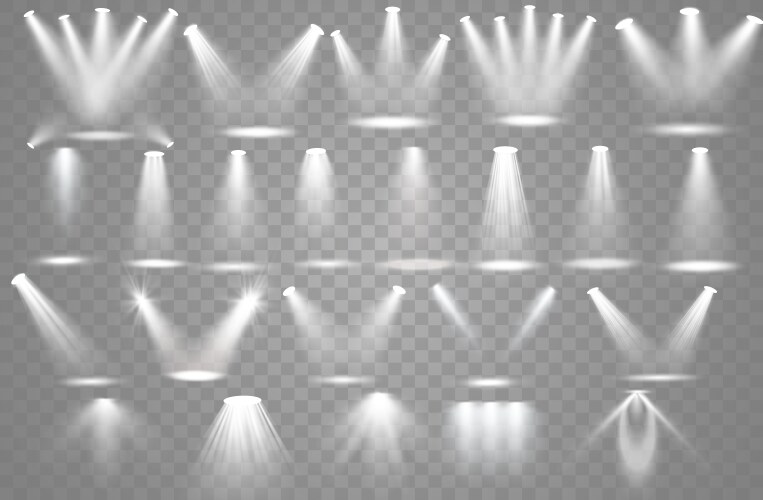 Spotlight light Royalty Free Vector Image - VectorStock