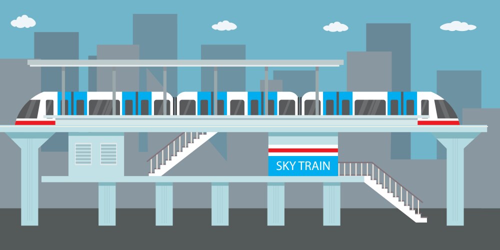 Bts Skytrain Vector Images (9)
