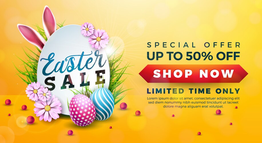 Spring sale poster Royalty Free Vector Image - VectorStock