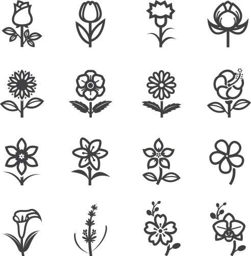 Flower Stencil Vector Images (over 16,000)