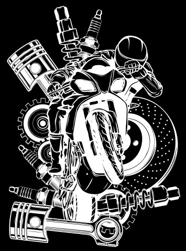 Motorcycle Rims Vector Images (over 420)