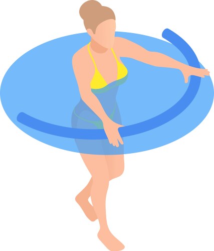 Water aerobics icon Royalty Free Vector Image - VectorStock