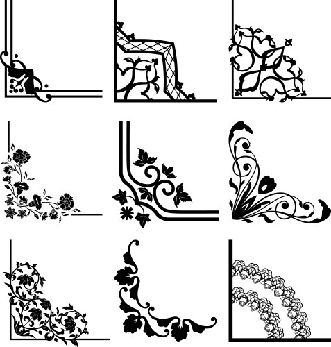 Abstract geometric shape monoline 40 Royalty Free Vector