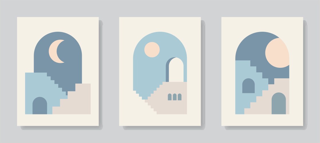 Modern Poster Art Abstract Wall Digital Royalty Free Vector