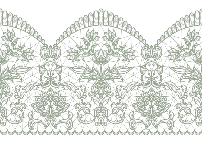 Abstract purple lace ornamental tulips textile Vector Image