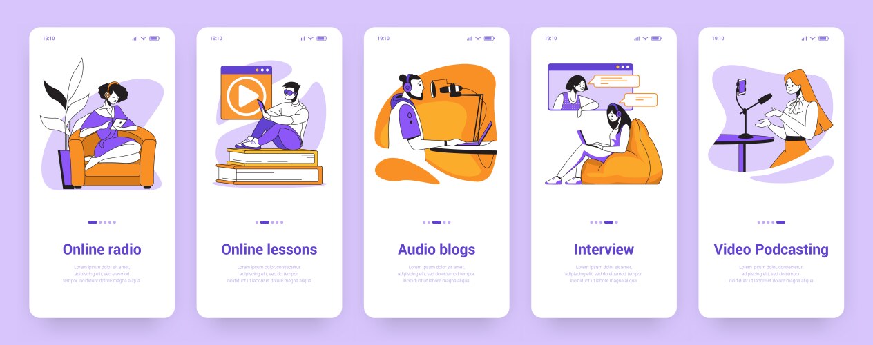 Podcast Video Vector Images (over 5,500)