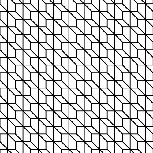 Cubes geometric seamless pattern Royalty Free Vector Image